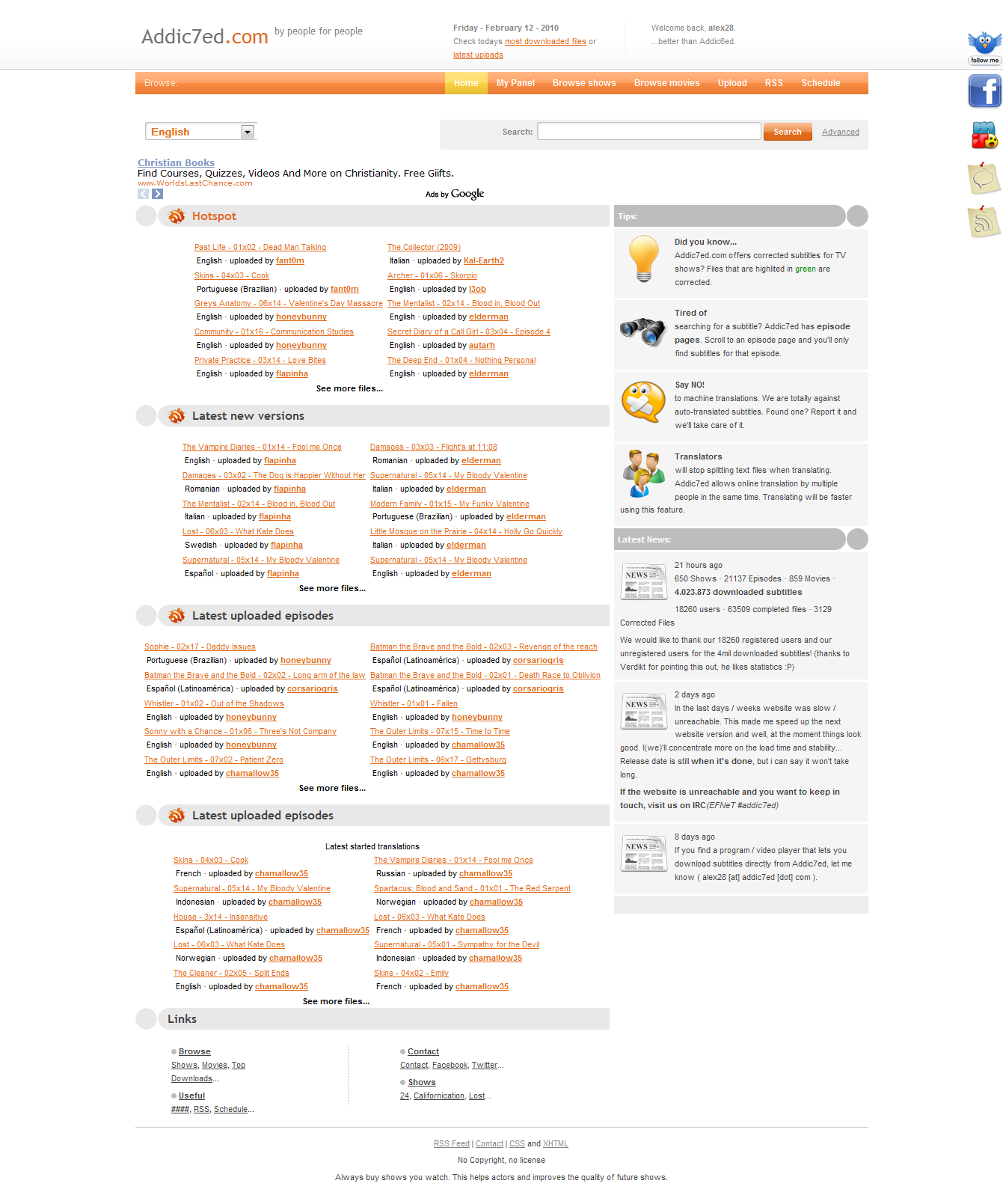 Is Addic7ed down? Check current problems and outages!